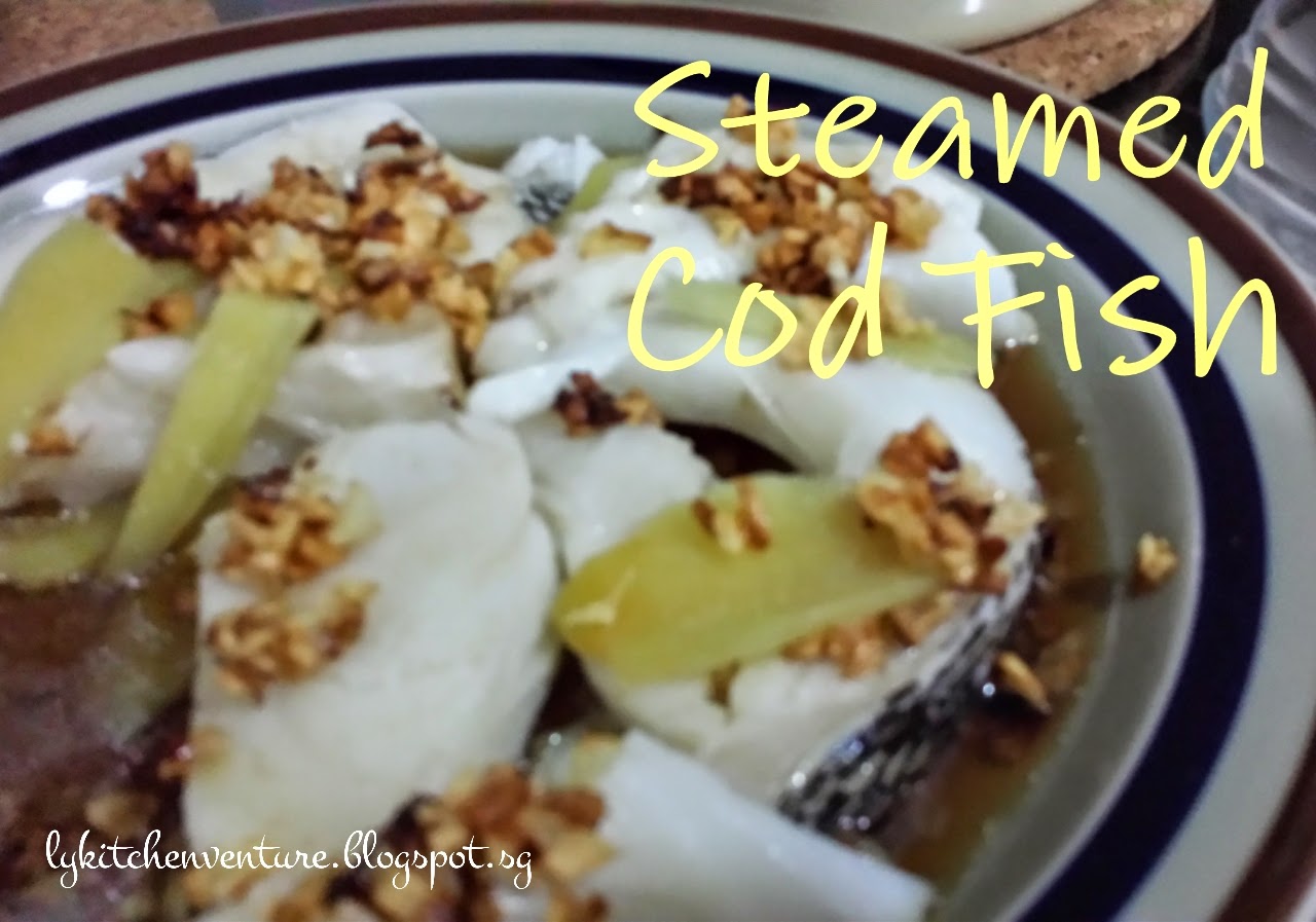 LY's Kitchen Ventures: Steamed Cod Fish (Hong Kong Style)